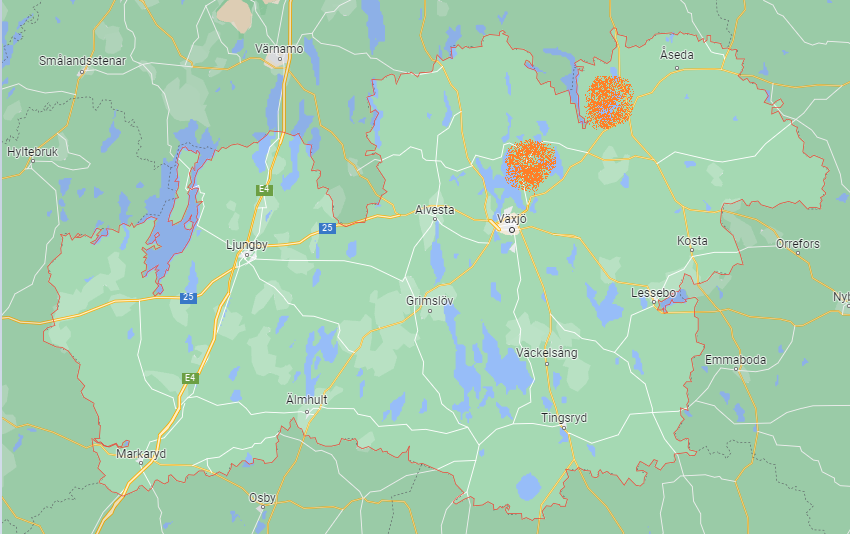Region Kronoberg - Två områden med ökad risk för fästingburen TBE i länet